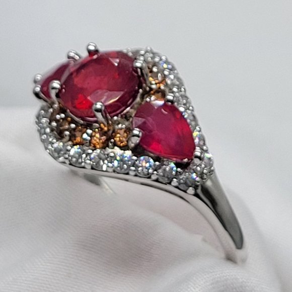 Jewelry | Nwt Sterling Silver Ruby Ring | Poshmark
